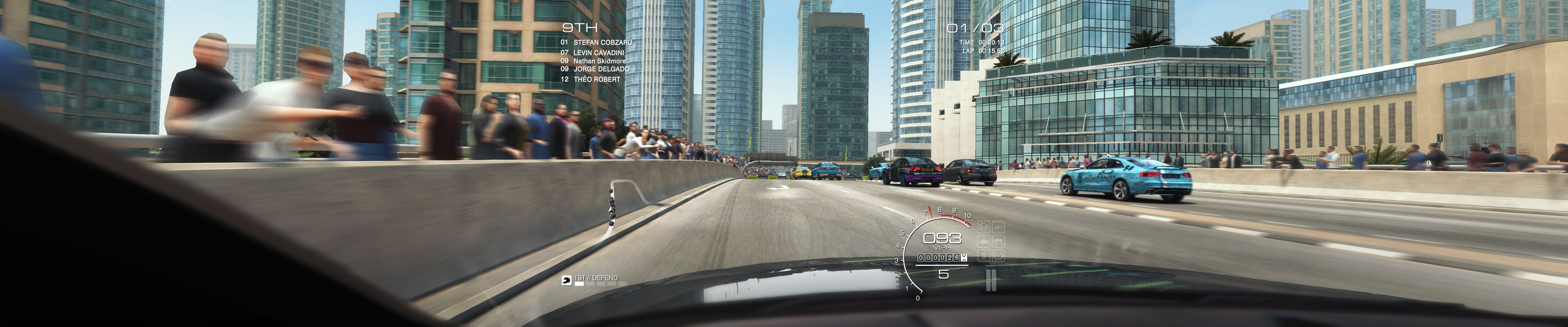 A Look at GRID Autosport (Triple Monitors / Eyefinity / Surround) [~4K ...