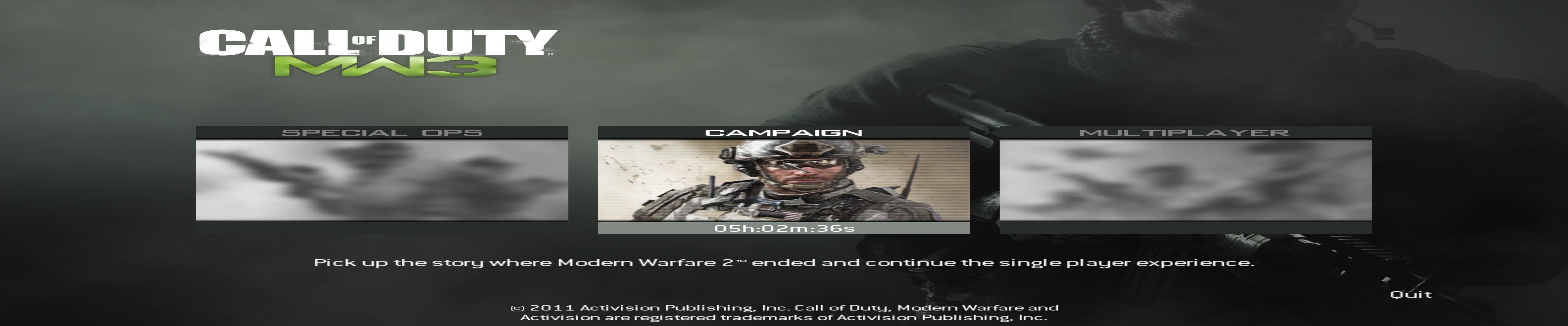 Modern Warfare 3 (Triple Monitors / Eyefinity / Surround) [~4K ...