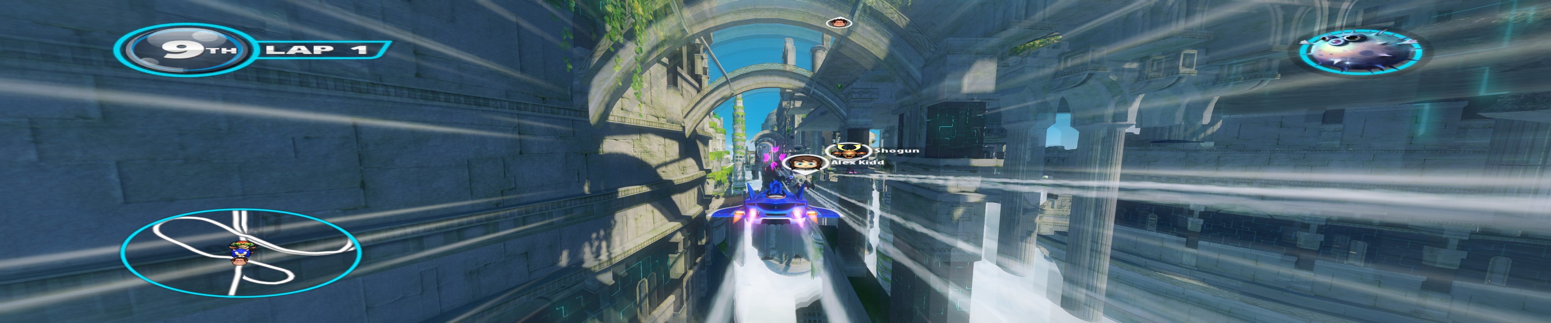 Sonic & All Stars Racing Transformed (Triple Monitors / Eyefinity ...