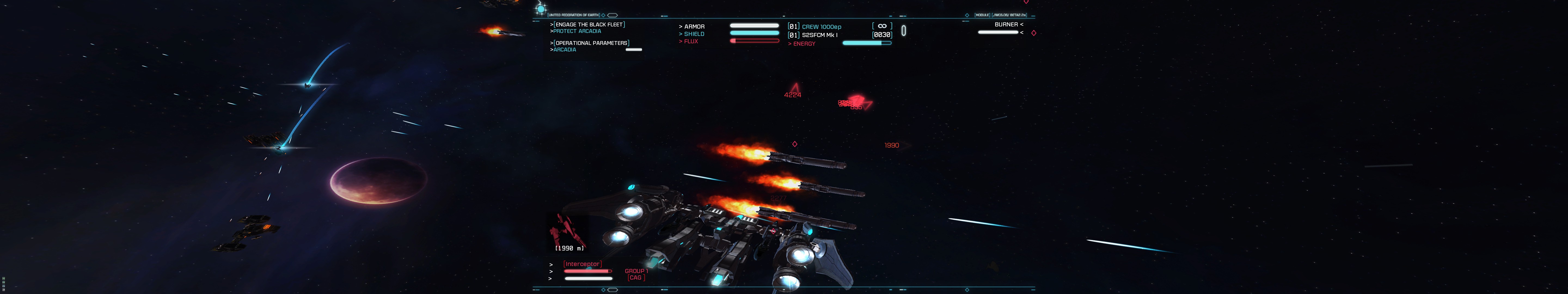Strike Suit Zero Dev Version (Triple Monitors / Eyefinity / Surround ...