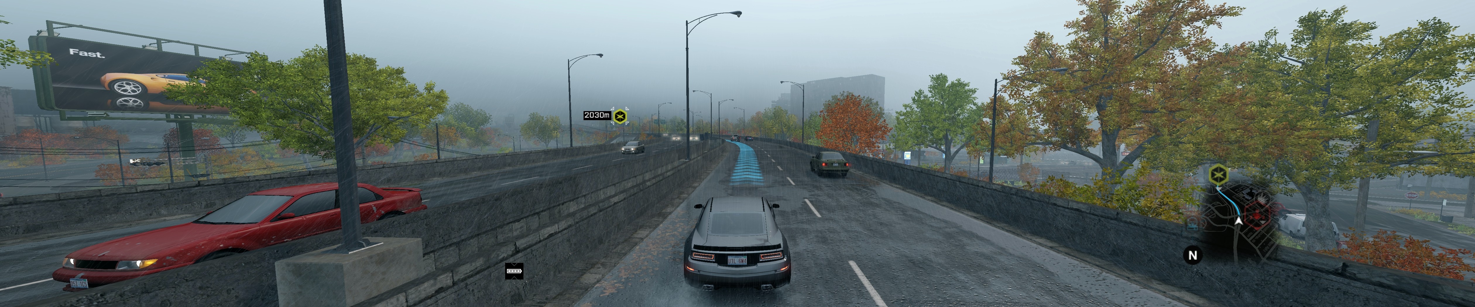 Watch_Dogs (Triple Monitors / Eyefinity / Surround) [~4K] | WSGF